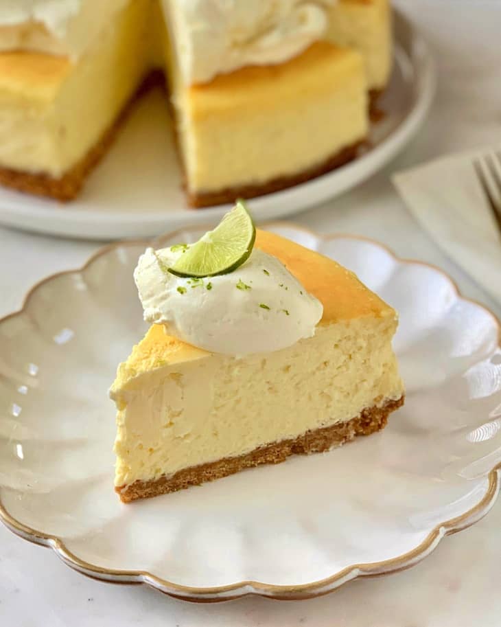 Key Lime Cheesecake Recipe Baked With Fresh Key Limes The Kitchn